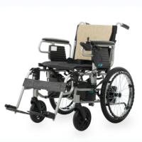 China Custom Electric Wheelchair Lightweight Brush Motor 20km Range 100kg Load for sale