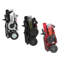 China Foldable Lightweight Lithium Battery Electric Power Wheelchair 150Wx2 30km Range Multi Terrain Travel for sale