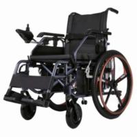 China Electric Wheelchair 150W Motor 20AH Battery Foldable Backrest Aluminum Frame for Disabled for sale