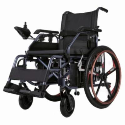 China Electric Wheelchair 150W Motor 20AH Battery Foldable Backrest Aluminum Frame for Disabled for sale