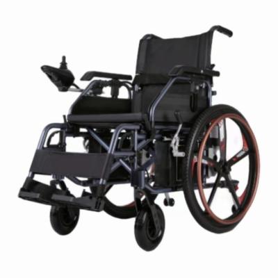 China All Terrain Electric Wheelchair with 150W Dual Motors, 24