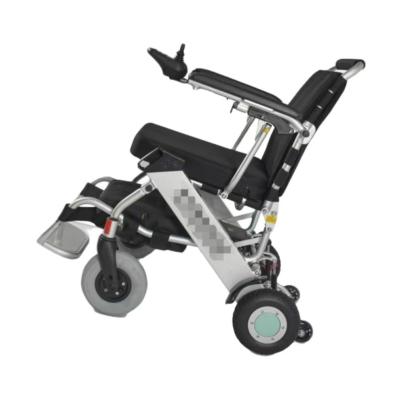 China Foldable Lithium Battery Electric Wheelchair 24V 150W Motor 30km Range Airline Friendly for sale