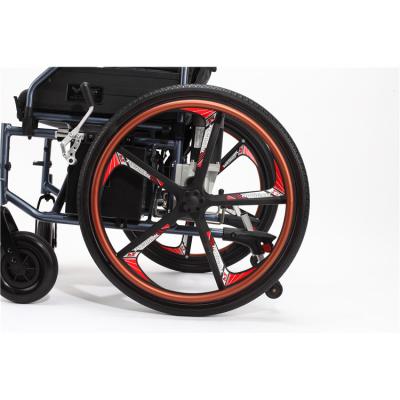 China Electric Wheelchair 150Wx2 Motor 24 Inch Rear Wheel Foldable Aluminum Frame Handcycle for sale