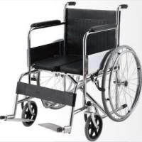 China Commode Manual Wheelchair Foldable Stainless Steel 100kg Capacity 24