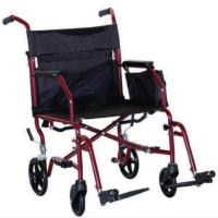 China Commode Manual Wheelchair Foldable Stainless Steel 100kg Capacity 24