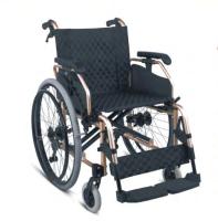 China Commode Manual Wheelchair Foldable Stainless Steel 100kg Capacity 24
