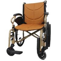 China Aluminum Alloy Pediatric Manual Wheelchair with Swing Away Armrest - 100kg Capacity, 28cm Folded Width, Class II Medical Device for sale