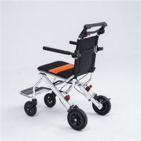 China Medical Folding Manual Wheelchair 450mm Seat Width 100kg Capacity Detachable for sale