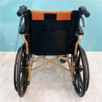 China Pedal Electric Transfer Light Transport Wheelchair 100kg Capacity 24
