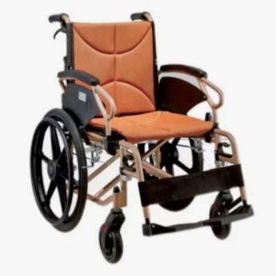 China High Back Manual Wheelchair Ultralight 100kg Capacity 24
