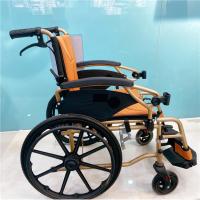China High Back Manual Wheelchair Ultralight 100kg Capacity 24