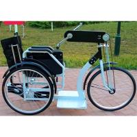 China Hand Cranked Foldable Bariatric Transport Wheelchair - 100kg Capacity, 32kg Lightweight Steel Frame for sale