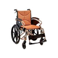 China Folding Manual Wheelchair 100kg Capacity with 24
