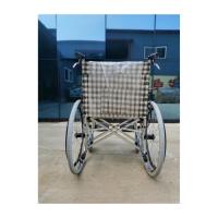 China Manual Folding Portable Wheelchair for Disabled Elderly 450mm Seat Width 100kg Capacity for sale