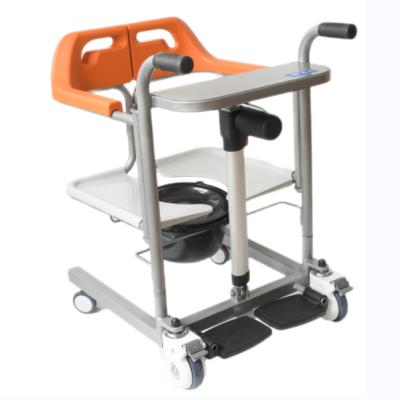 China Electric Patient Transfer Chair 160kg Capacity 88-108cm Height Adjustable Medical Toilet Lift Wheelchair for sale