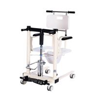 China Hydraulic Patient Transfer Chair with Commode 33kg Capacity for Hospital Nursing Home for sale