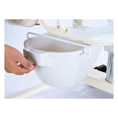 China Hydraulic Patient Transfer Chair with Commode 150kg Capacity for Hospital Nursing Home for sale