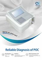 China HE-POC01V1 Gastrointestinal POCT Immunoassay Analyzer with 7 Inch Touch Screen and 100,000 Result Storage for sale