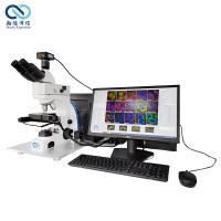 China Digital Fully Automatic Laboratory Fluorescence Microscope with 40X-1000X Magnification and AI Reporting System for sale