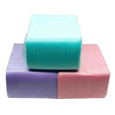 China Disposable Adult Patient Bibs & Mats - 1PLY Paper+PE Construction, 500PCS/CTN, Class I Medical Instrument for sale