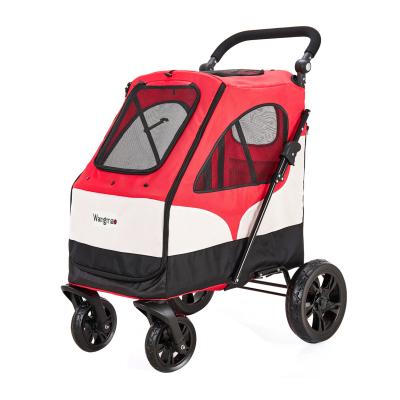 China Rehabilitation Therapy Pet Stroller Trolley for Dogs - Luxury Mobility Aid with Durable Construction and Smooth-Rolling Wheels for sale