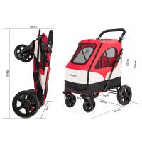 China Rehabilitation Therapy Pet Stroller Trolley for Dogs - Luxury Mobility Aid with Durable Construction and Smooth-Rolling Wheels for sale