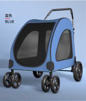 China Heavy Duty Pet Stroller for Small Dogs - 30kg & 110kg Capacity, 80cm×64cm×64cm Foldable Design for sale
