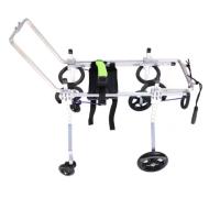 China Hearty Expression HE-WC013V1X01 Aluminum Pet Wheelchair 1-10kg Weight for Dog Rehabilitation & Mobility for sale