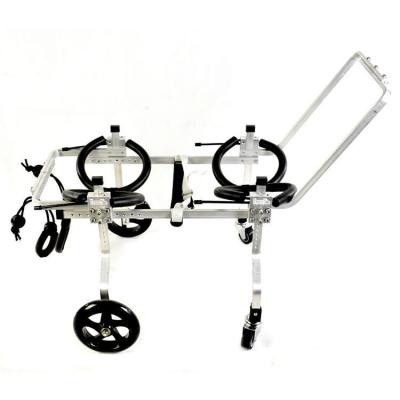 China Adjustable Pet Wheelchair Walker for Disabled Dogs 0-50kg with 35-55cm Height Range and Rehabilitation Support for sale