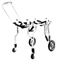China Adjustable Dog Wheelchair for Elderly & Disabled Pets - 35-55cm Leg Height, 20-50kg Capacity for sale