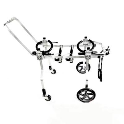 China Microprocessor Pet Wheelchair for Cats 5-55cm Height Adjustable 8 Size Options 0-50kg Capacity for sale