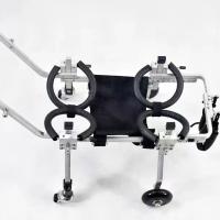 China One Hand Pet Wheelchair Fold Up Stroller for Dogs 5-55cm Height Adjustable 0-50kg Capacity Mobility Scooter for sale