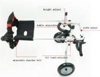 China Large Dog Wheelchair for 25-40kg Pets with EVA Shock-Absorbing Tires and Adjustable Leg Support System for sale