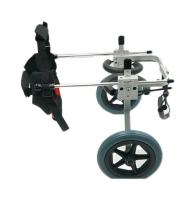 China Lightweight Assisted Walk Pet Wheelchair for Disabled Dogs - Adjustable 15-51cm Height Range, 1.5-40kg Weight Capacity for sale