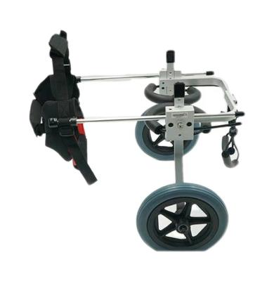 China Lightweight Assisted Walk Pet Wheelchair for Disabled Dogs - Adjustable 15-51cm Height Range, 1.5-40kg Weight Capacity for sale