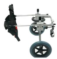 China Adjustable 4 Wheel Dog Wheelchair for Disabled Pets Mobility Aid XXS to L Sizes for sale