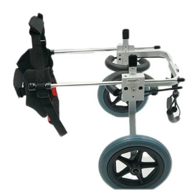 China Adjustable 4 Wheel Dog Wheelchair for Disabled Pets Mobility Aid XXS to L Sizes for sale