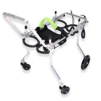 China Adjustable Pet Wheelchair Cart for Disabled Cats Dogs Support 1-50kg with 8 Size Options for sale