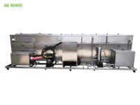 China Mechanical Arm Ultrasonic Washing Machine Cleaning Line With 40khz 4 Tanks for sale