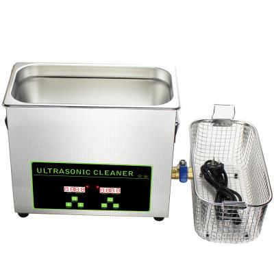 China 150W Benchtop Ultrasonic Dental Instrument Cleaner 6.5L Small Digital Ultrasonic Cleaner for sale