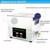 China Stainless Steel 304 Ultrasonic Auto Parts Cleaner With Digital Timer Heater for sale