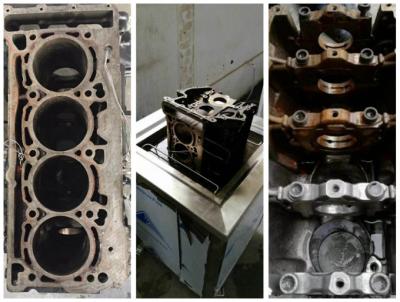 China Automotive Industrial Ultrasonic Cleaner 80L Tank For Cylinder Head Radiator Parts for sale