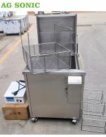 China 100L Tank Ultrasonic Cleaner Equipment 28/40KHz Auto Part Grease Rust Remove for sale