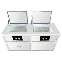 China Bearing Metal Parts Ultrasonic Cleaner 2 Stage Ultrasonic Tank 150L 40Khz for sale
