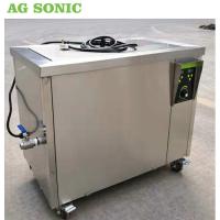China 1500W 100L Stainless Steel Ultrasonic Cleaner Removing Grease Particles For Tube / Gears for sale