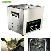 China Stainless Steel 304 Industrial Ultrasonic Cleaner For Carburetor Fuel Injectors Degreasing for sale
