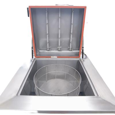 China Rotating Spray Ultrasonic Auto Parts Cleaner AISI SS 304 380V With Degreasing for sale
