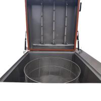 China High Pressure Industrial Ultrasonic Parts Cleaner 90L Turntable Rotary Spray for sale
