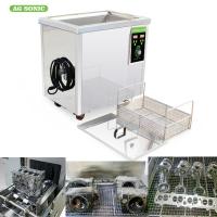 China Large Industrial Carbon Heated Ultrasonic Parts Cleaner Car Motor Parts Cleaning for sale