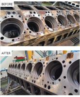 China Heat Exchangers Ultrasonic Engine Cleaner Engine Carbon Cleaning Machine For Automotive Industry for sale